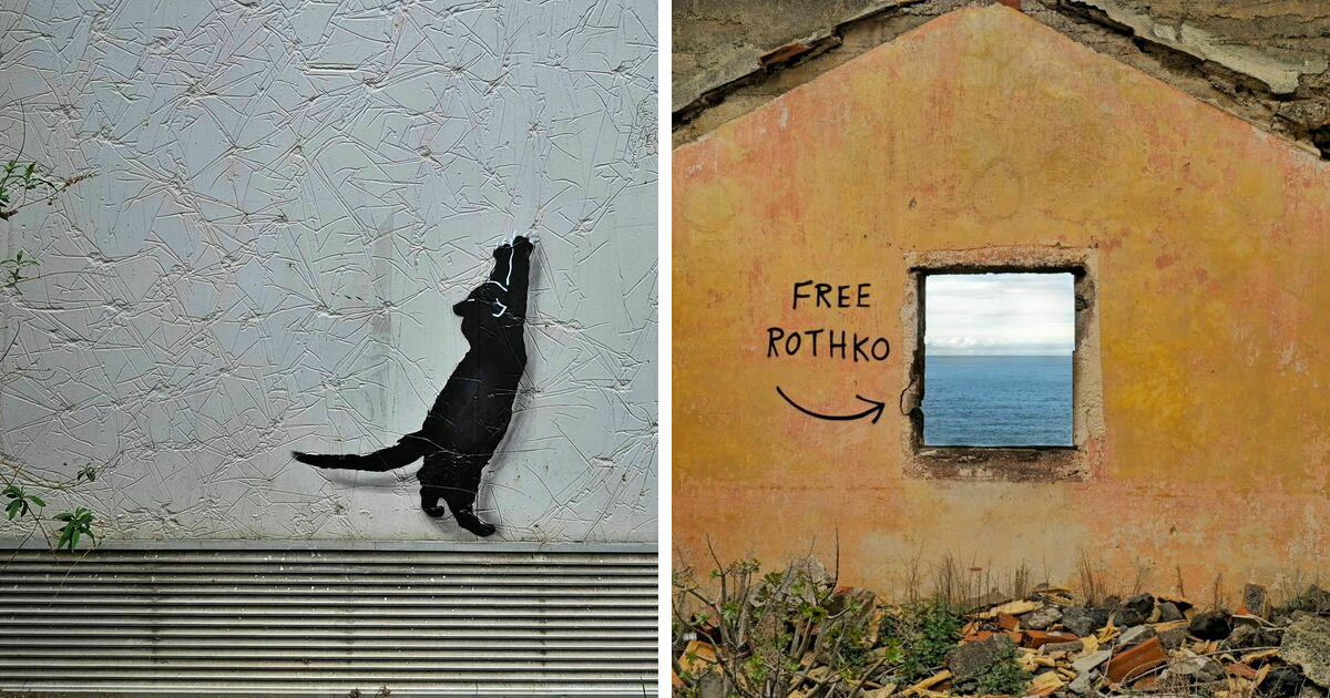 25 Interesting Street Art Created At the Most Uninteresting Places ...